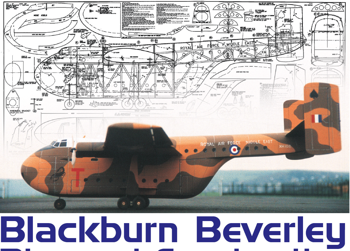 Blackburn Beverley (72") - Plan - Sarik Hobbies - for the Model Builder